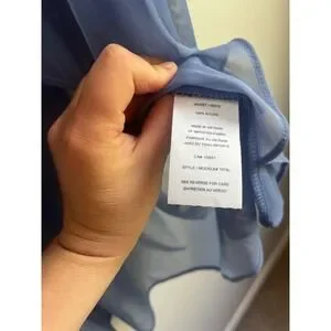 Laura | Jackets & Coats | Laura Womens Sheer Mesh Duster Jacket Blue ...